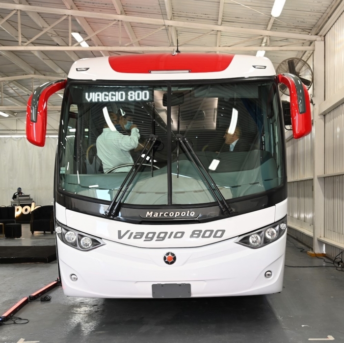 Hotsite - Comienzo - Viaggio 800 - Marcopolo Ônibus