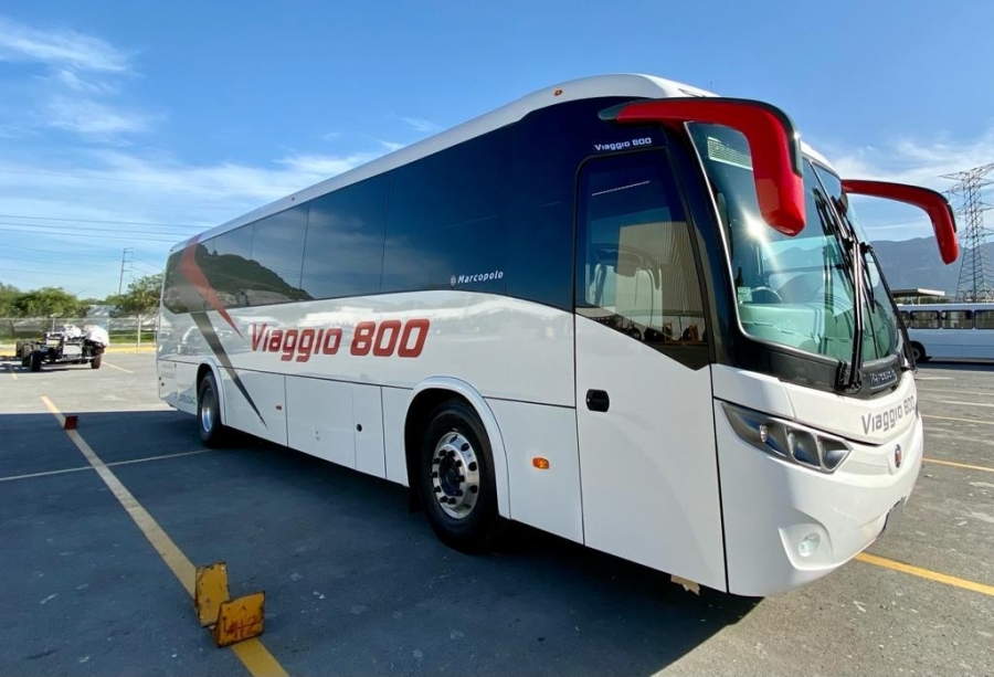 Hotsite - Comienzo - Viaggio 800 - Marcopolo Ônibus