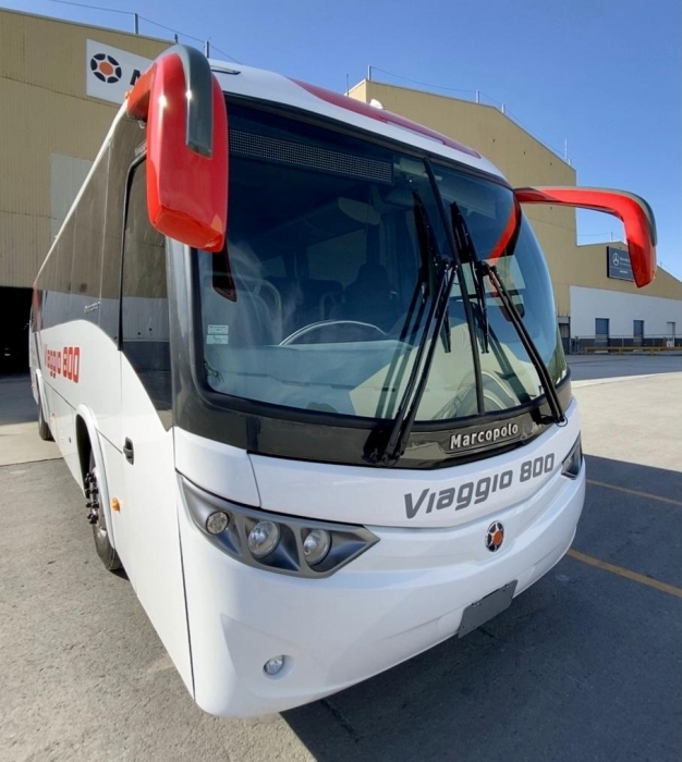 Hotsite - Comienzo - Viaggio 800 - Marcopolo Ônibus